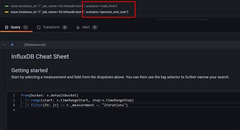 grafana influxdb flux query how to get distinct values from query
