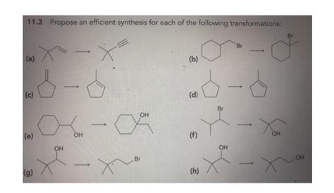 Solved 11 3 Propose An Efficient Synthesis For Each Of The