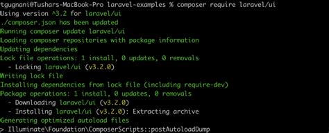 using bootstrap framework on laravel 8 installation 5
