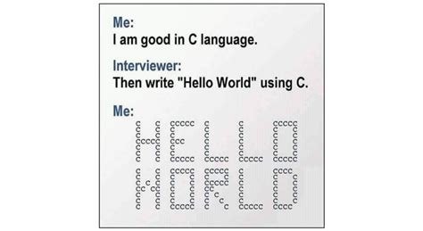 “hello world” in c i thought it would be easy but it… by dalya
