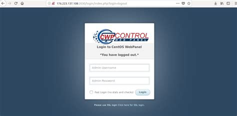 how to create a database in cwp phpmyadmin