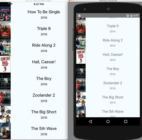 listview in react native tutorial cannot reach its scroll