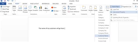 Quick Parts Combine Word And Sharepoint Metadata Sharegate