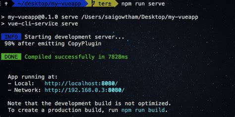 vue cli 3 tutorial how to create vue project reactgo