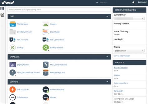how to view your disk space and bandwidth usage on shared servers