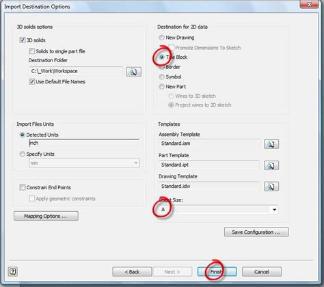 importing an autocad title block into inventor imaginit manufacturing