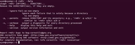 rm and rmdir commands howto delete remove directory folder