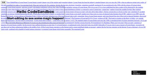 react widget popup forked codesandbox