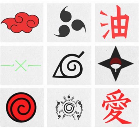 Naruto Symbols Tatuagem Do Naruto Tatuagens De Anime Naruto E