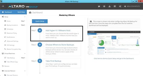 install and configure altaro vm backup mastering vmware