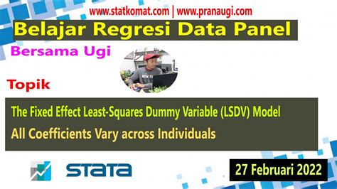 Regresi Data Panel Fixed Effect Model Fem All Coefficient Vary Across