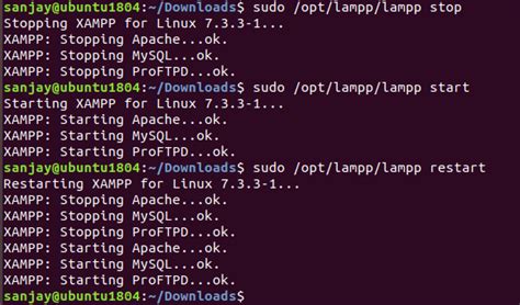 how to install xampp on ubuntu linux