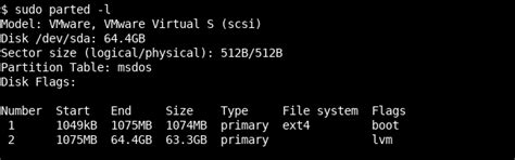 how to list all partitions of a disk in linux poftut
