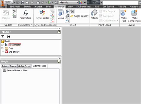 solved add create external rule ilogic autodesk community