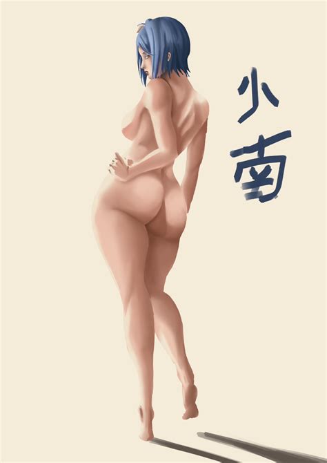 Rule 34 1girls Ass Barefoot Big Ass Big Breasts Blue Hair Breasts