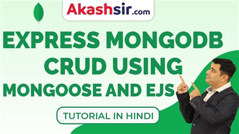 express mongodb crud using mongoose and ejs node js