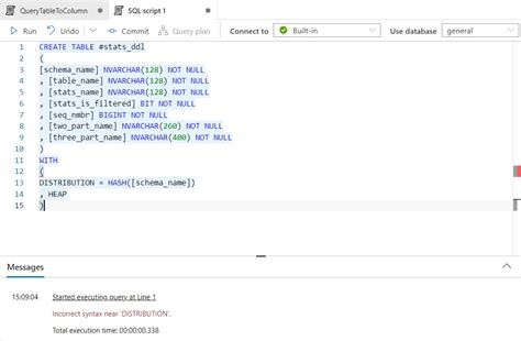 create temp table in synapse serverless sql microsoft qanda
