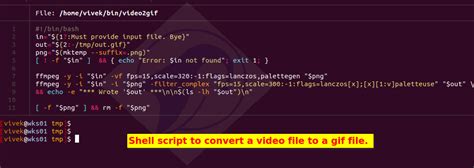 how to convert video to in linux using ffmpeg cli nixcraft