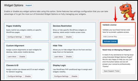 review of the extended widget options wordpress plugin mh themes