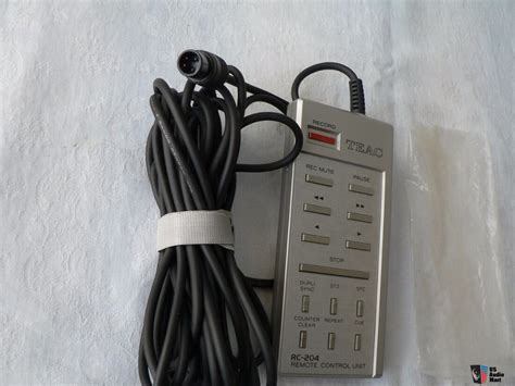 teac rc 204 remote control for x2000 x2000r x2000m reel to reel