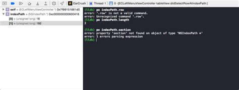 ios xcode debug doesn t print all fields of objects stack overflow