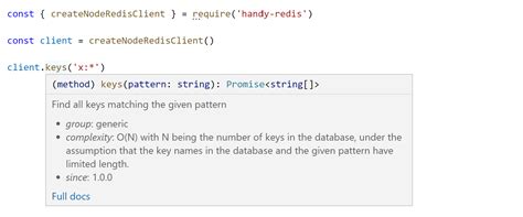handy redis npm