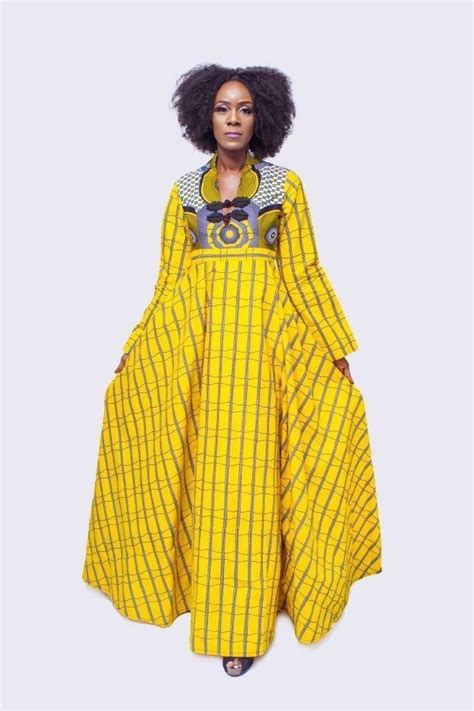 African Print Maxi Dress African Wax Long Dress Womens Clothing Afri