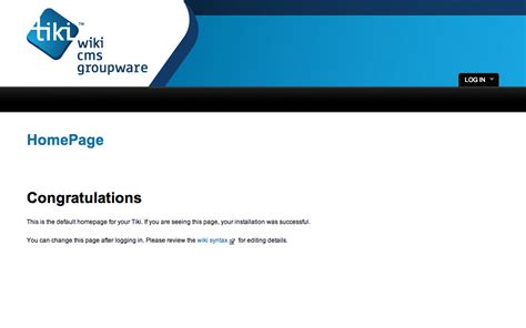 tiki wiki cms groupware