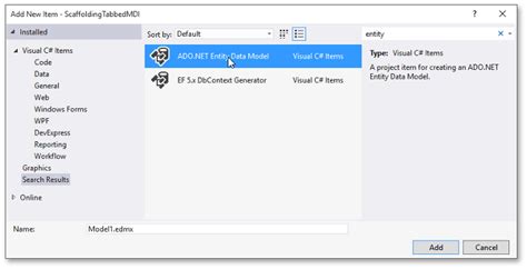 how to generate data access layer with entity framework
