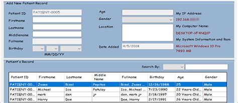 patient record management system in vb with source code source