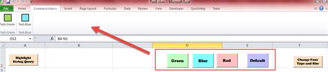 execute vba from excel 2010 ribbon stack overflow