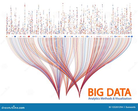 Big Data Visualization Concept Vector Stock Vector Illustration Of