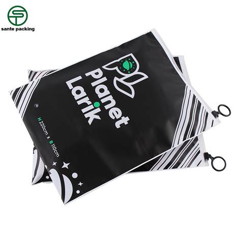 Eco Friendly Custom Frosted Pe Cpe Pla Ziplock Bag With Printed Own