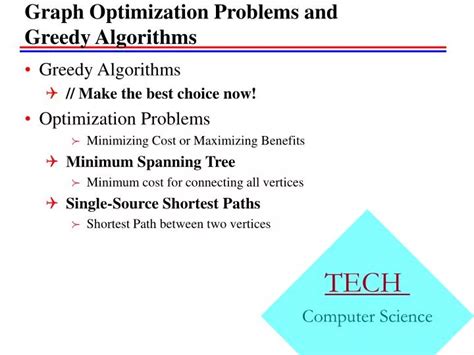 ppt graph optimization problems and greedy algorithms powerpoint