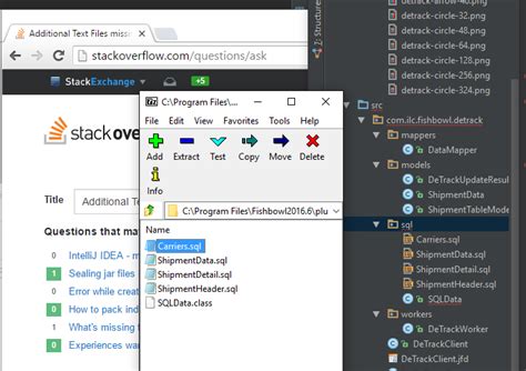 java additional text files missing from artifact jar build in