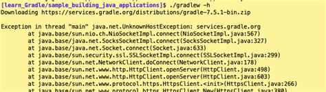 building java applications sample fails help discuss gradle forums