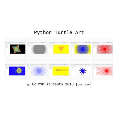 python turtle art