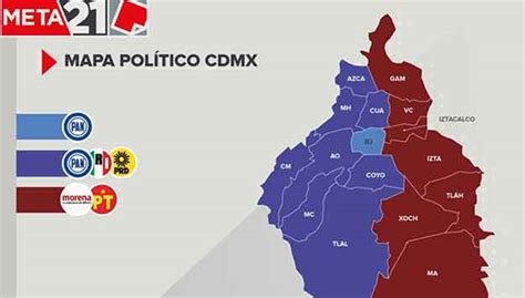 Cdmx Se Divide En Dos Así Quedó El Mapa Político Con Los Nuevos