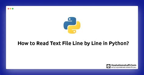 how to read text file line by line in python