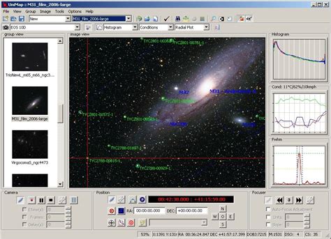 astronomy software picture identification plate solving
