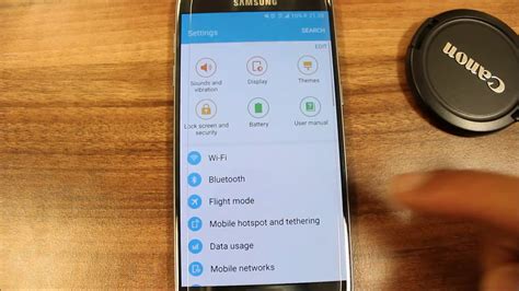 S7 How To Setup Tethering Mobile Hotspot Samsung Galaxy S7 Edge