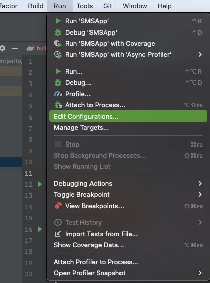 how to set up environment variables in intellij idea