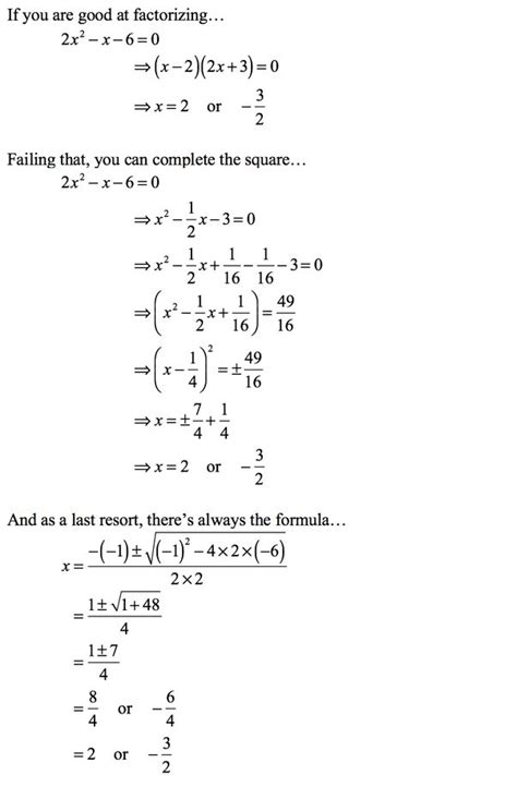 How To Solve A Quadratic Equation By Completing The Square Demonstrate