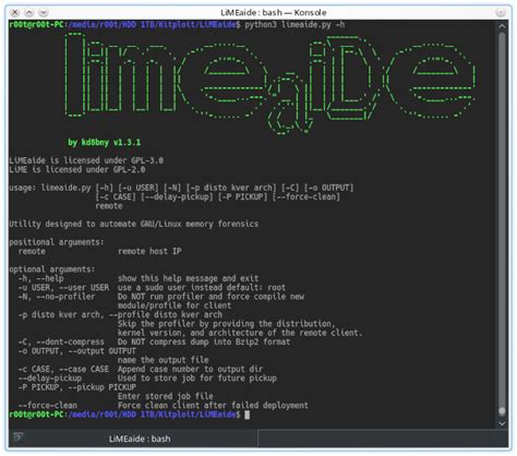 limeaide tool to remotely dump ram of a linux client linux best