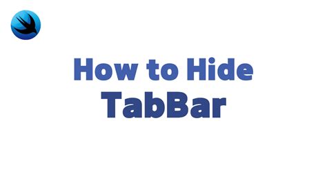 [swiftui] how to hide tab bar