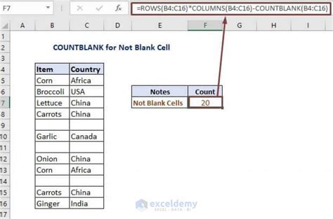 Count Cells That Are Not Blank In Excel [six Useful Methods]