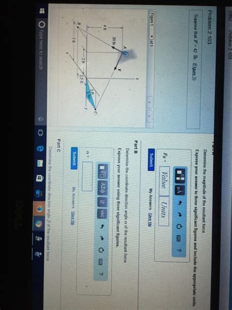 Solved Determine The Magnitude Of The Resultant Force