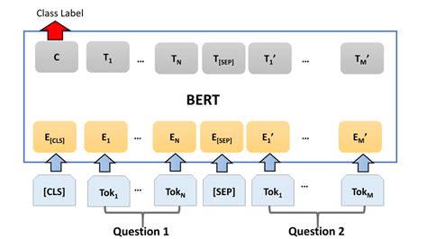 bert model used for question pair similarity classification task