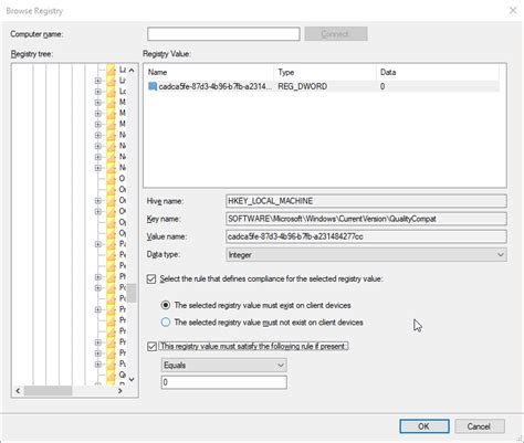 create required registry key for intel vulnerability