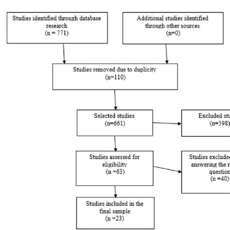 Scoping Review Search Flowchart Source Developed By The Authors
